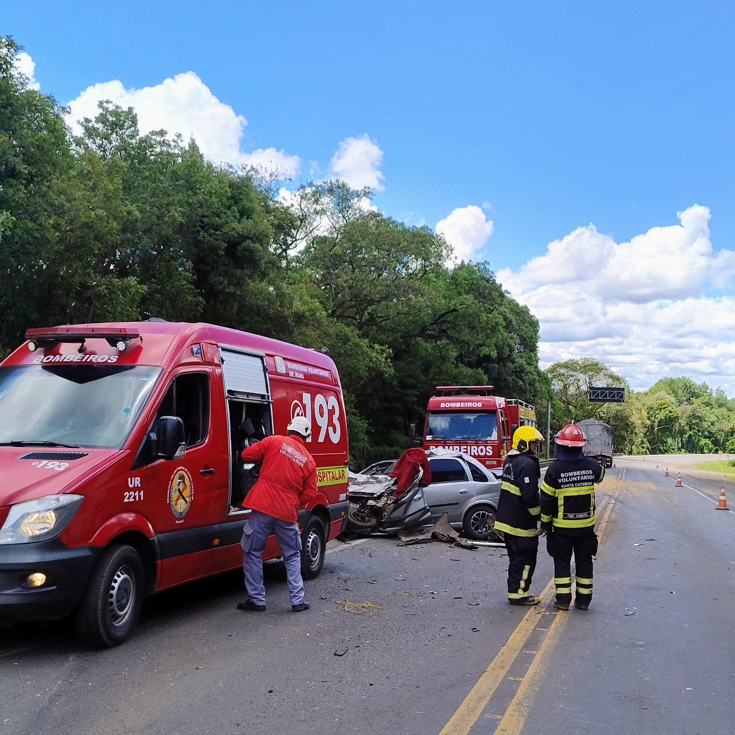 Vítima de acidente na BR-153 dirigia carro emplacado em Ponte Serrada e ...
